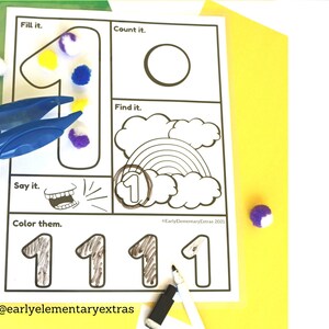 Numbers 1-20 Learning Mats for Counting to 20 With Play Dough and ...