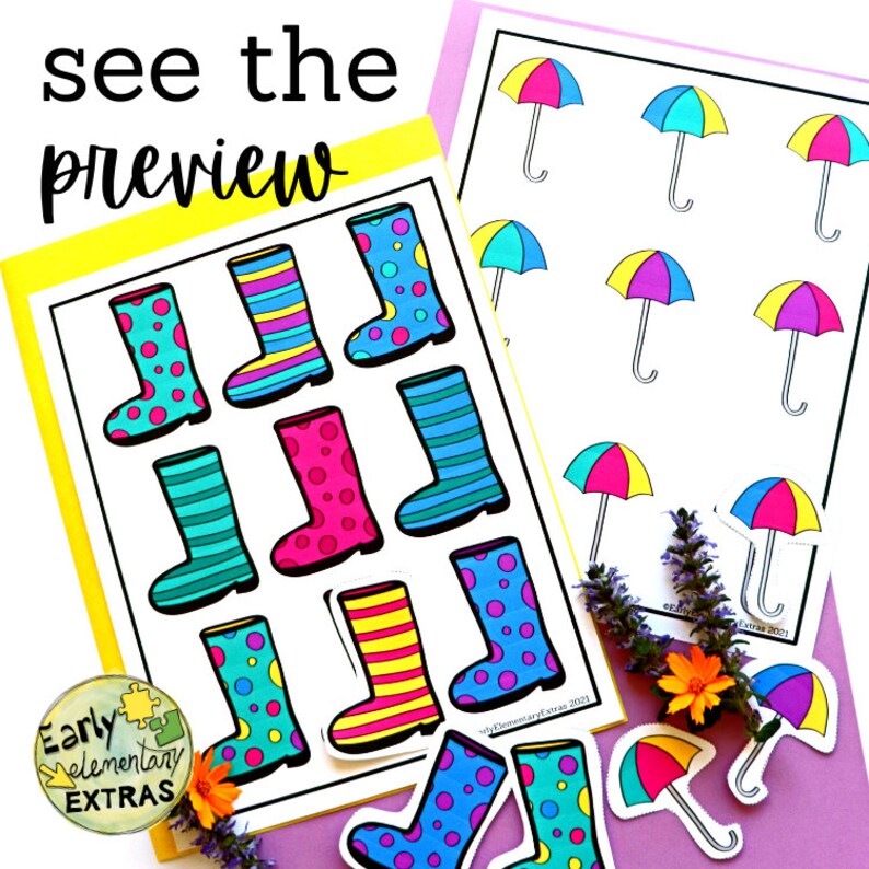 Color Matching Printable for Toddlers, Matching Busy Book Pages ...