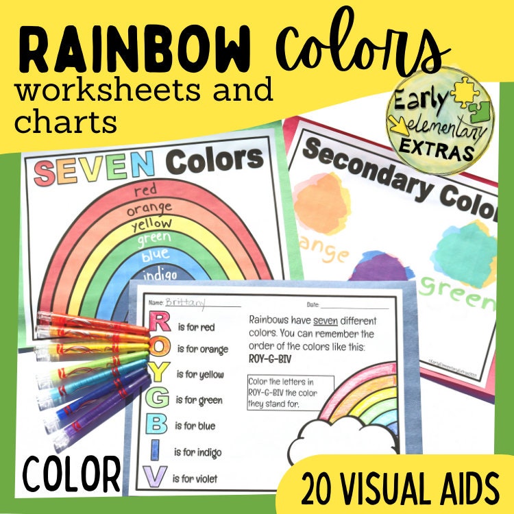 Color Mixing Printables, Worksheets, Charts, Mixing Mats, Primary ...