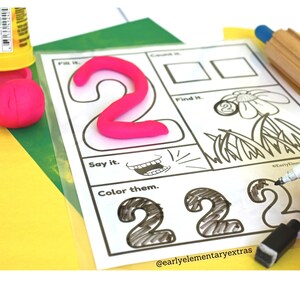 Numbers 1-20 Learning Mats for Counting to 20 With Play Dough and ...