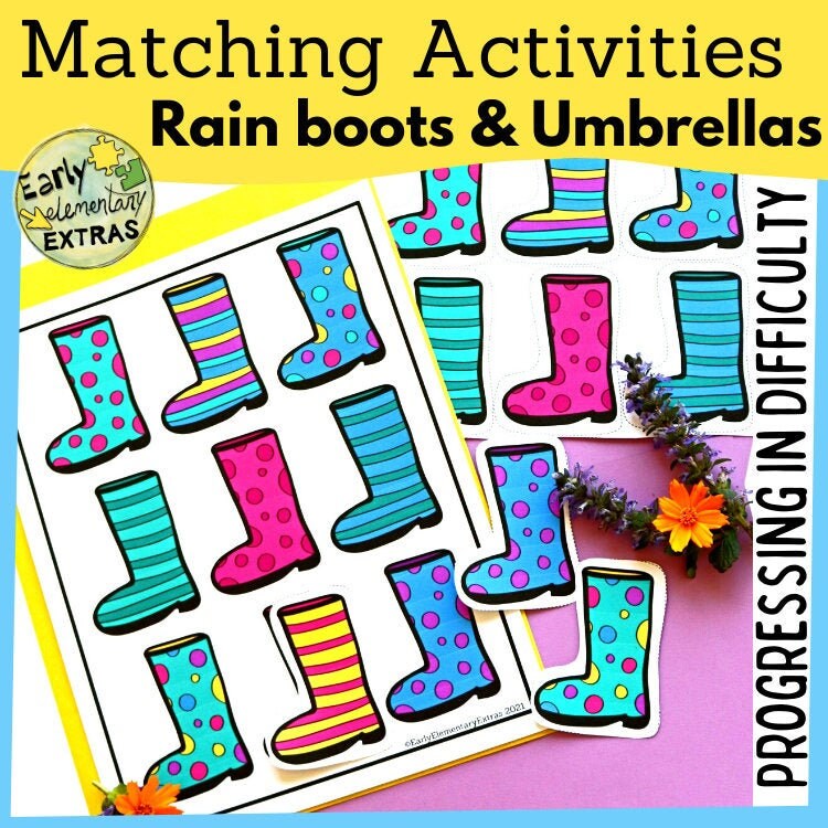 Color Matching Printable for Toddlers, Matching Busy Book Pages ...
