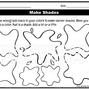 Color Mixing Printables, Worksheets, Charts, Mixing Mats, Primary ...