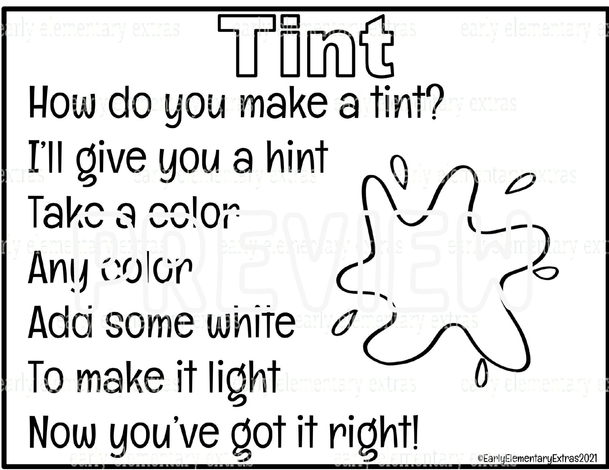 Color Mixing Printables, Worksheets, Charts, Mixing Mats, Primary ...