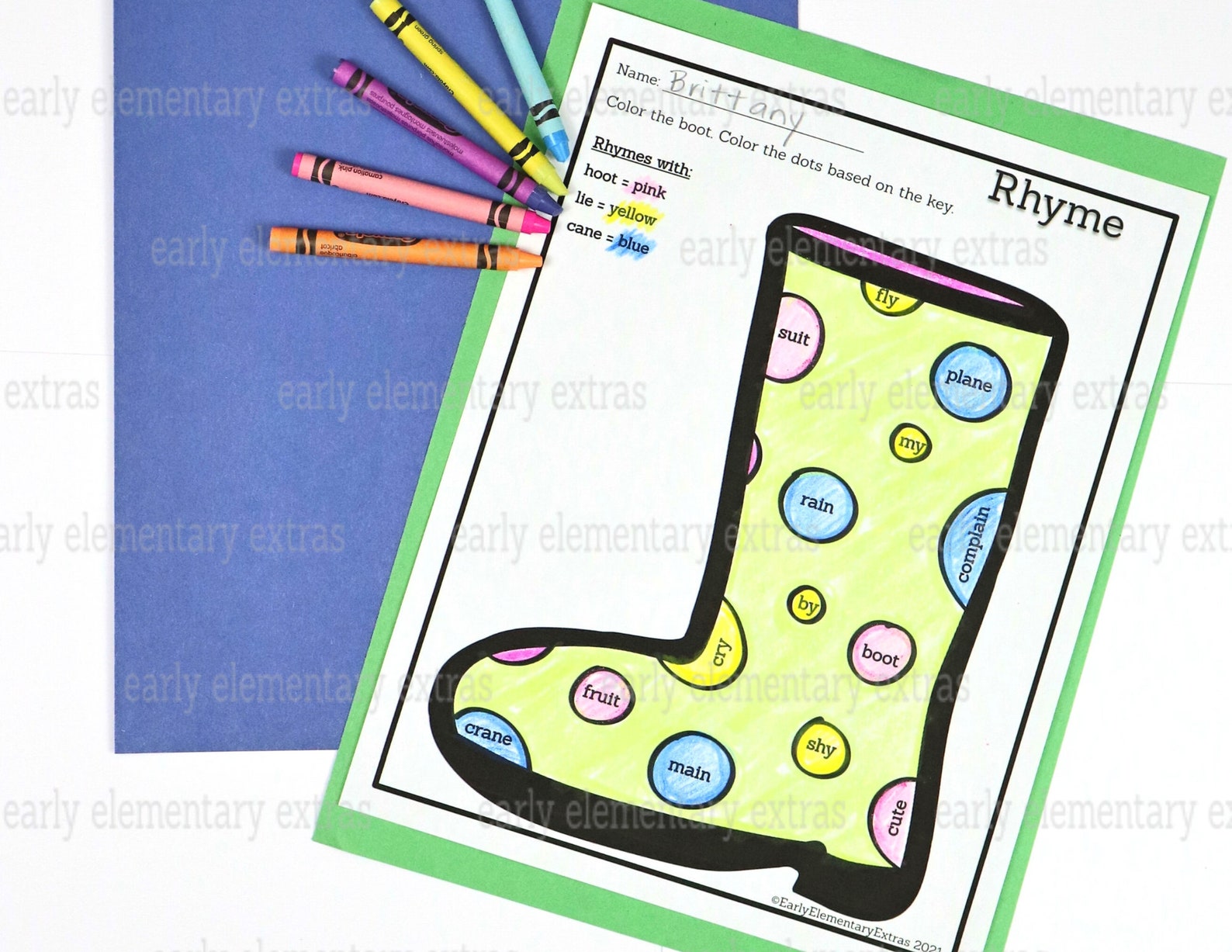 Spring Printable Activities, Rhyming, Synonyms, Antonyms, Syllables ...