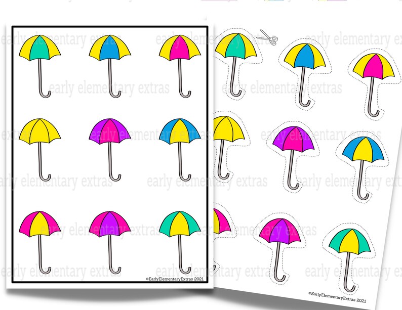 Color Matching Printable for Toddlers, Matching Busy Book Pages ...