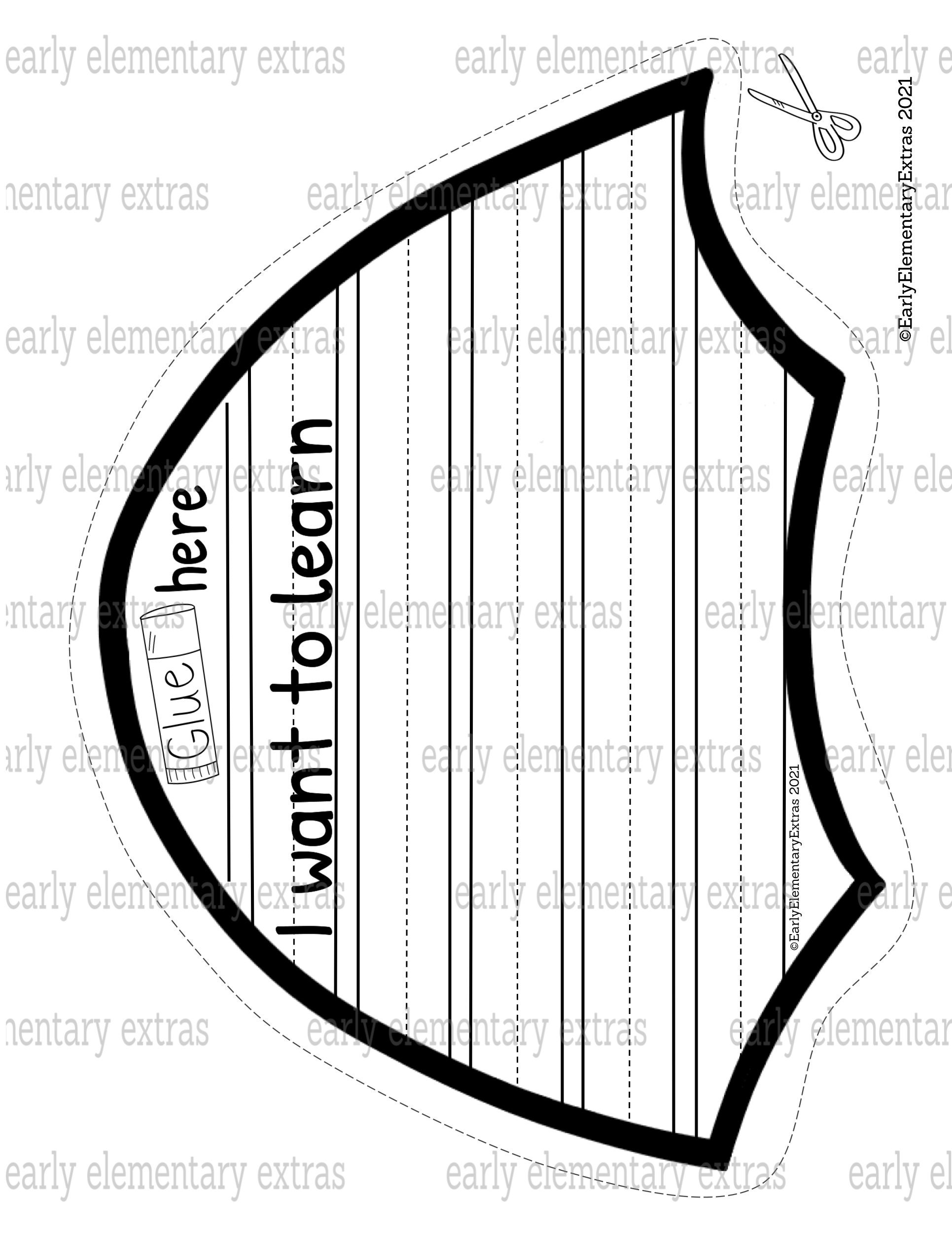 Craft for Kids Printable, Spring Writing Craft, Growth Mindset Writing ...