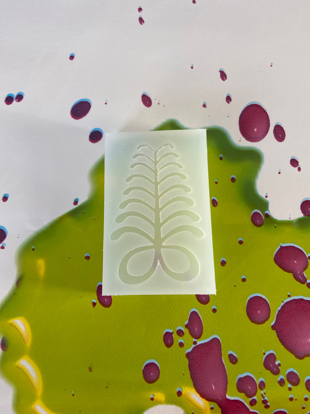 Adinkra Symbol Aya fern Silicone Earring/pendant Mould - Etsy