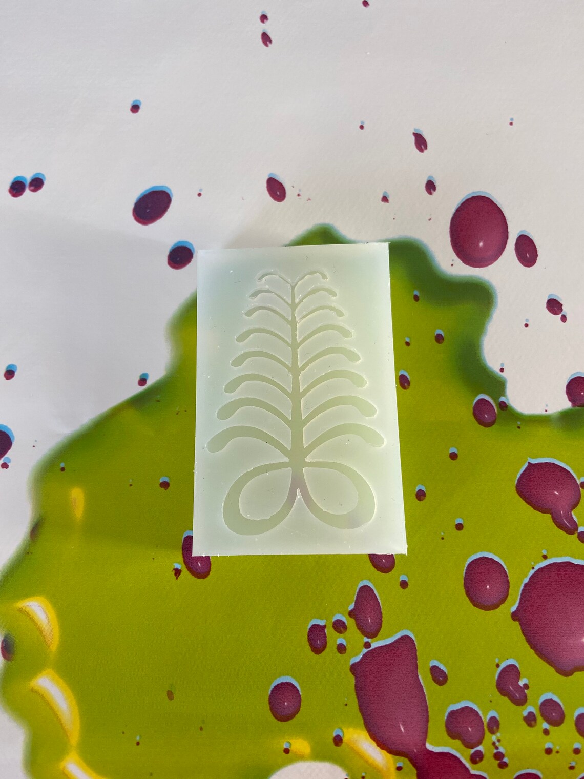 Adinkra Symbol Aya fern Silicone Earring/pendant Mould - Etsy