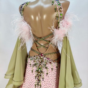Spring is Calling - Ballroom Dance Dress Couture. Custom Made With ...