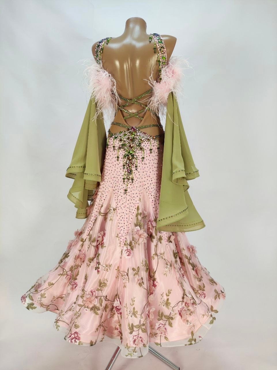 Spring is Calling - Ballroom Dance Dress Couture. Custom Made With ...