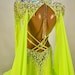 Custom Neon Yellow Ballroom Dance Dress With Swarovski Crystals ...