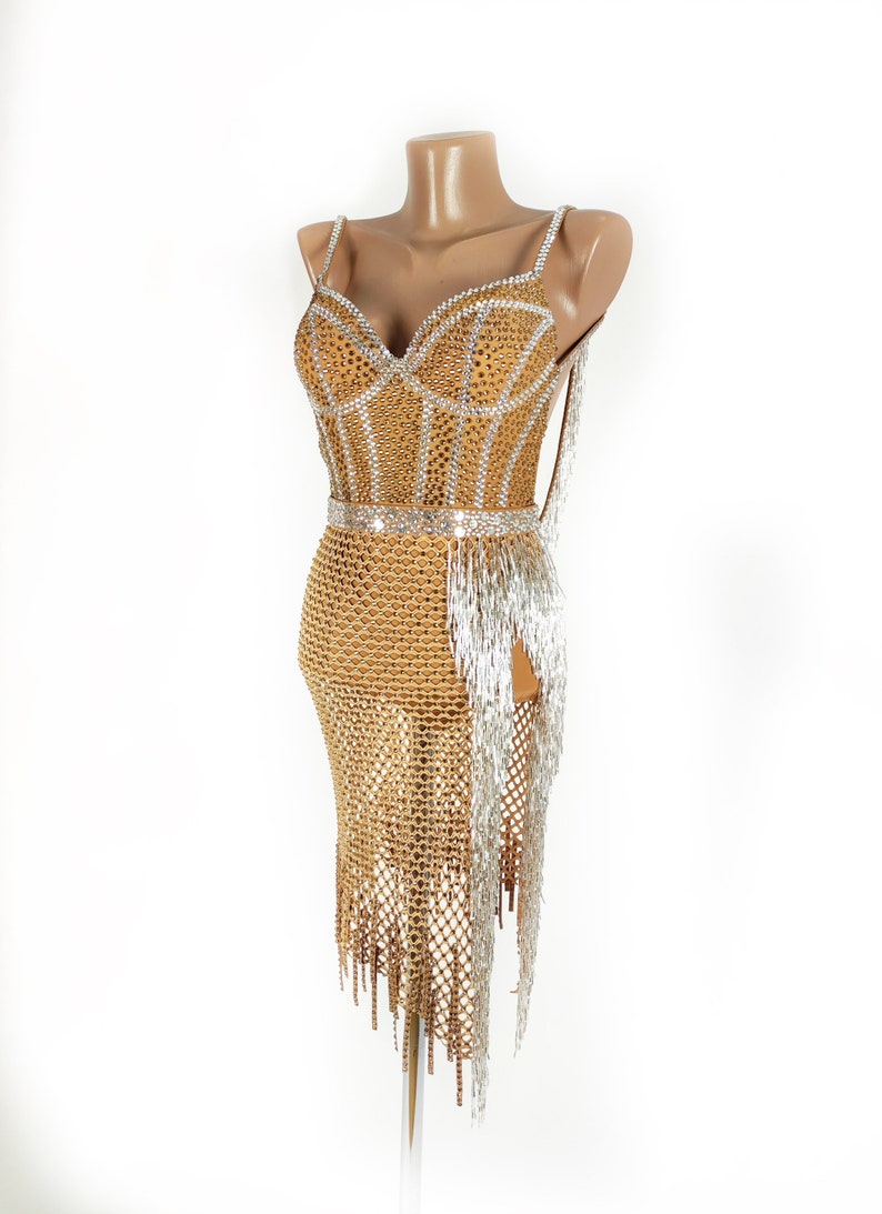 Rhythm & Latin Dress. Ballroom Dance Dress for Standard. Custom Made - Etsy