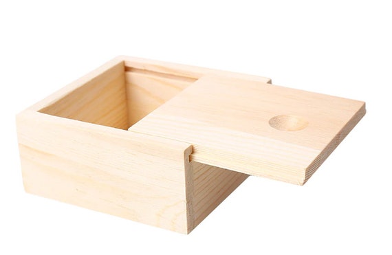 Natural Wooden Box for Gifts - Etsy