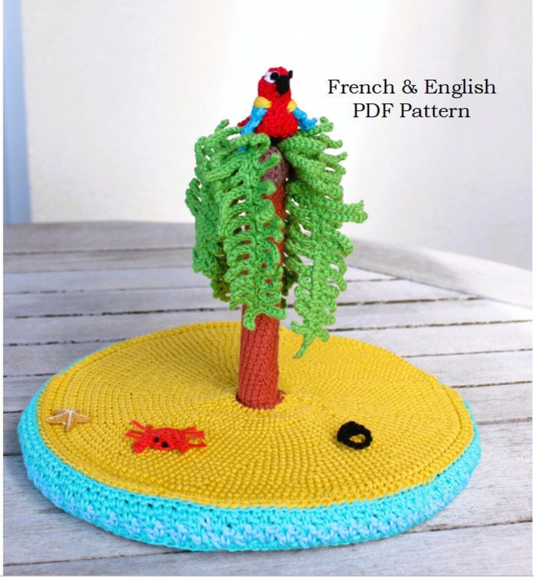 Deserted Island Crochet Pattern French & U.S English PDF - Etsy