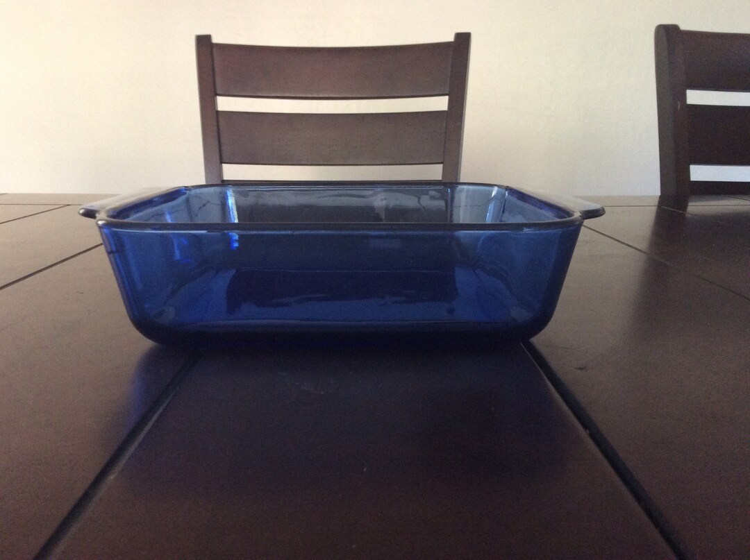 Pyrex 222-R Cobalt Blue Baking Dish - Etsy