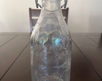 Absolutely Pure Milk Bottle - Etsy