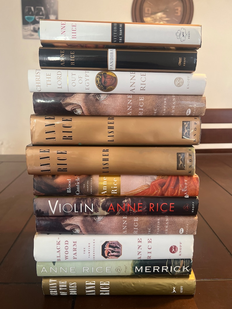 Anne Rice Various Titles First Edition - Etsy