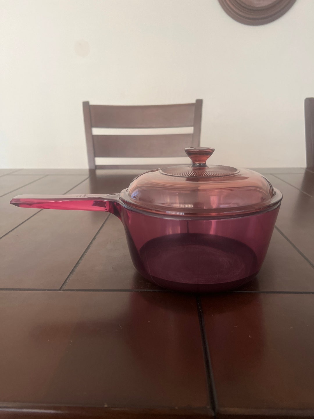 Corning Ware Visions Cranberry 1.5 L - Etsy