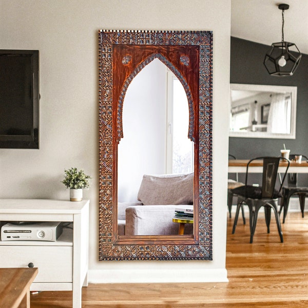 Large Farmhouse Mirror - Etsy
