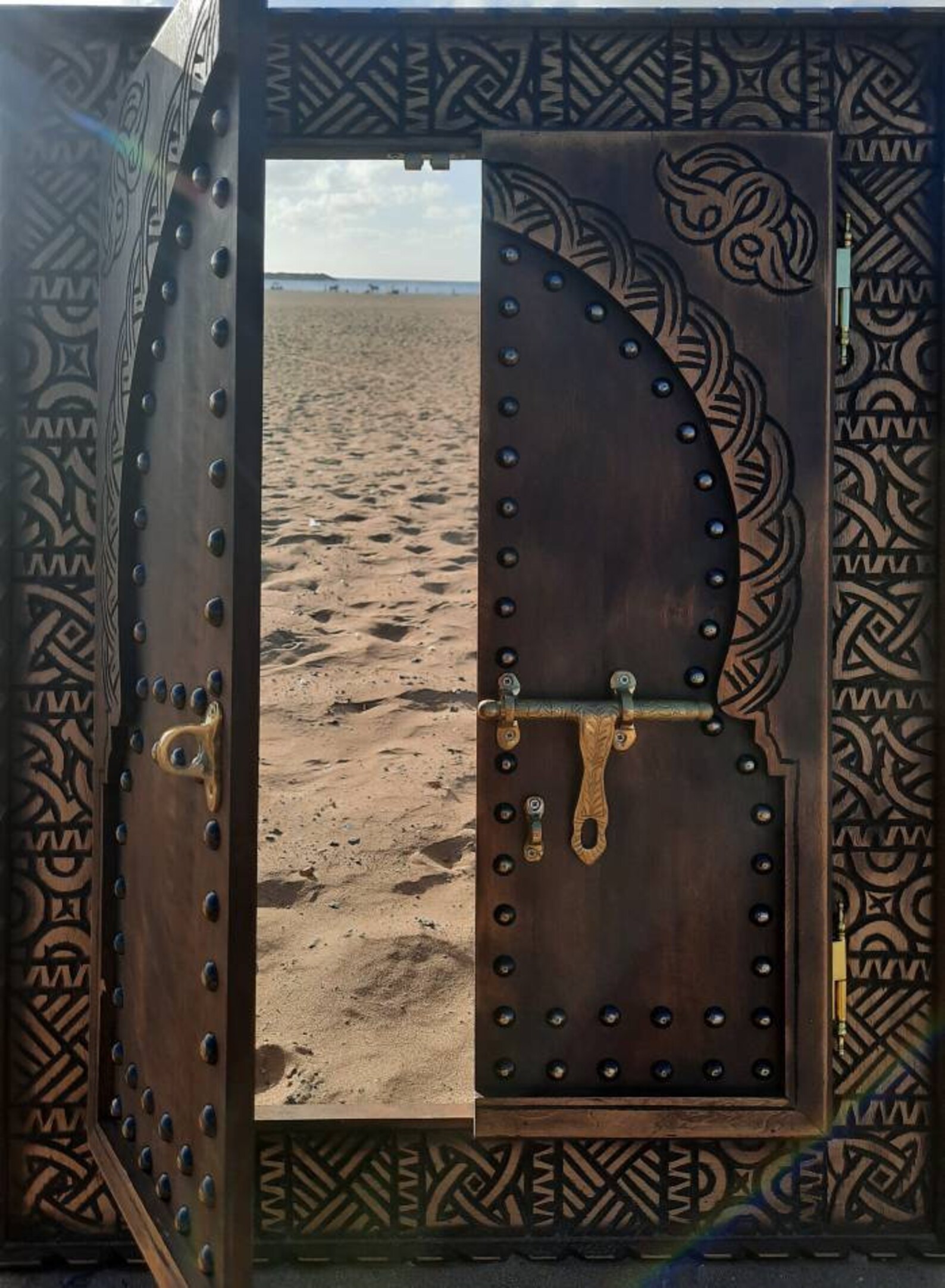 Brown Hand Carved Rustic Window Vintage Style Wall Decor - Etsy