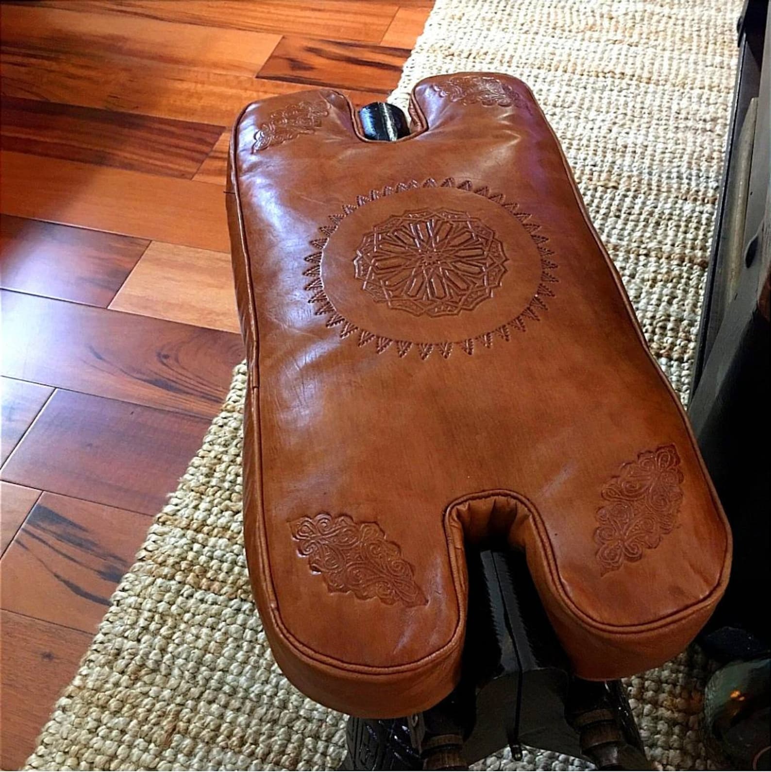 Brown Camel Saddle Stool Ottoman Bench Seat Wooden Camel - Etsy