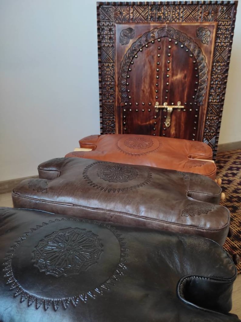 Brown Camel Saddle Stool Ottoman Bench Seat Wooden Camel - Etsy