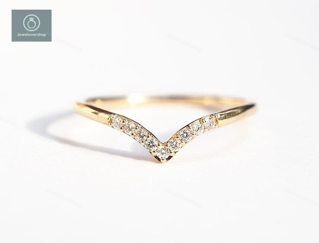 Simple Diamond Ring Wedding Engagement Ring Diamond Eternity - Etsy