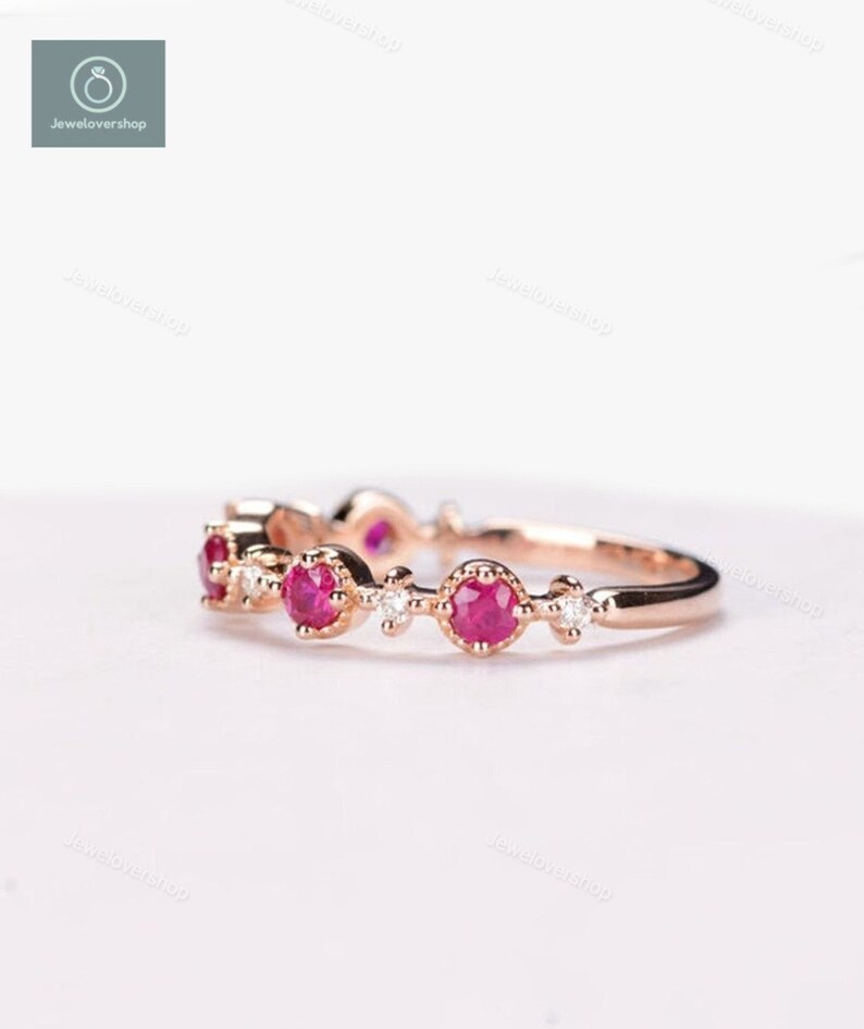 Natural Ruby Ring Ruby Engagement Ring Ruby Gemstone Ring - Etsy