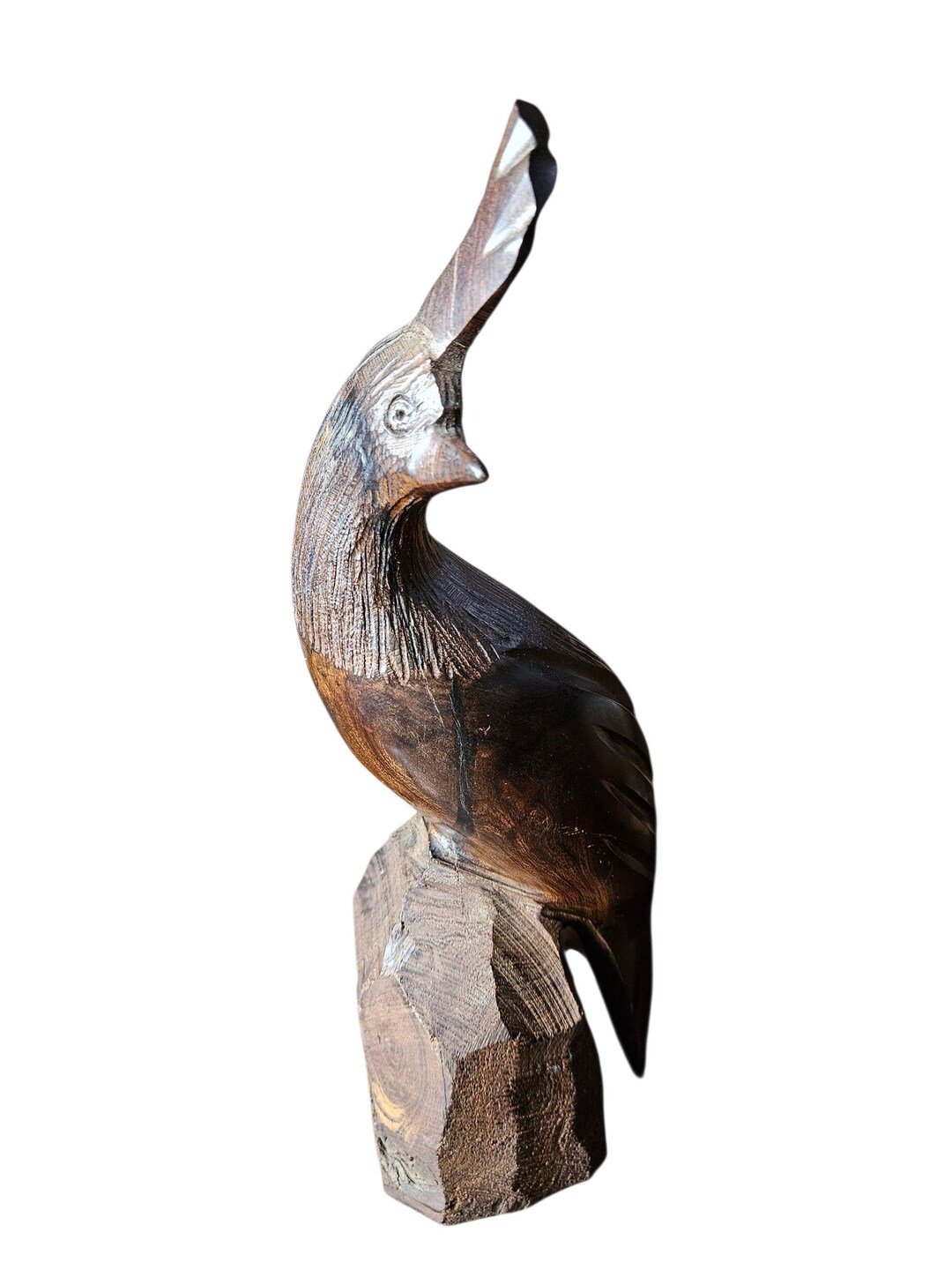 Hand Carved Large Quail Statue Made of Iron Wood. - Etsy