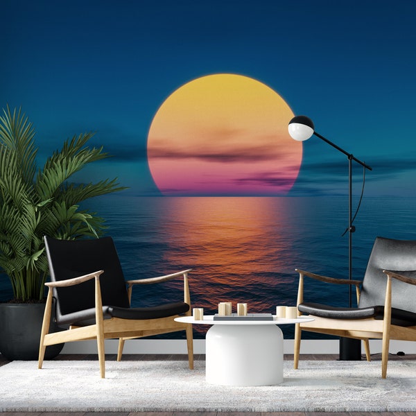 Sunset Wall Mural - Etsy