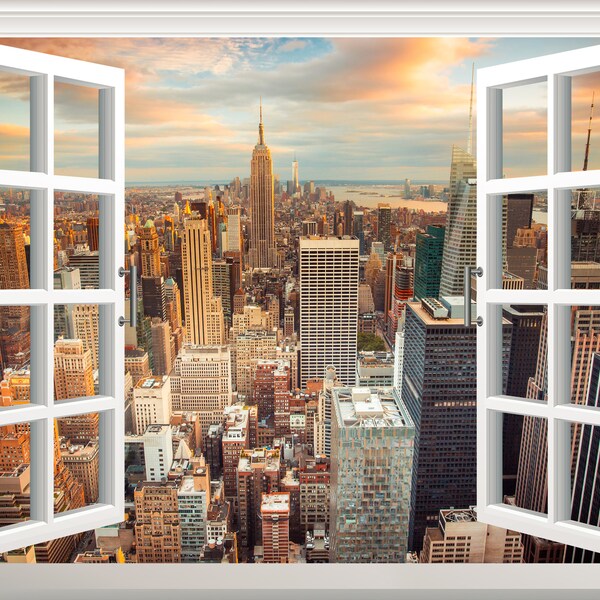 New York Wall Decal - Etsy