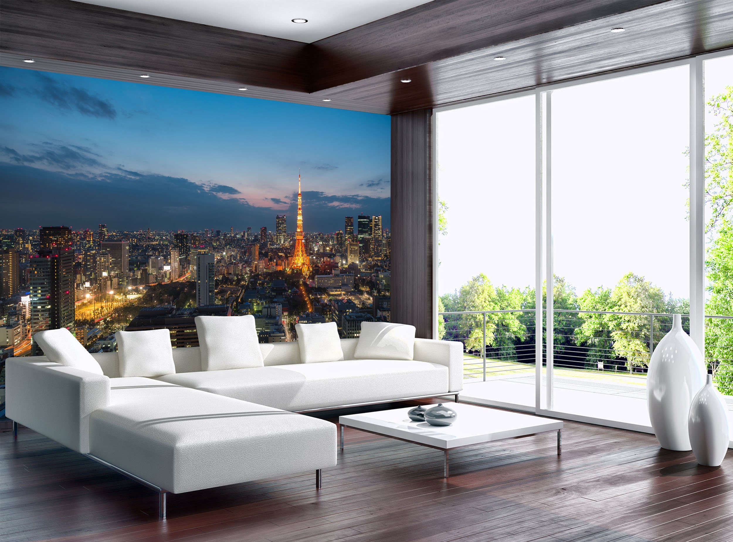 Tokyo Tower Japan Wallpaper Wall Mural Peel and Stick - Etsy