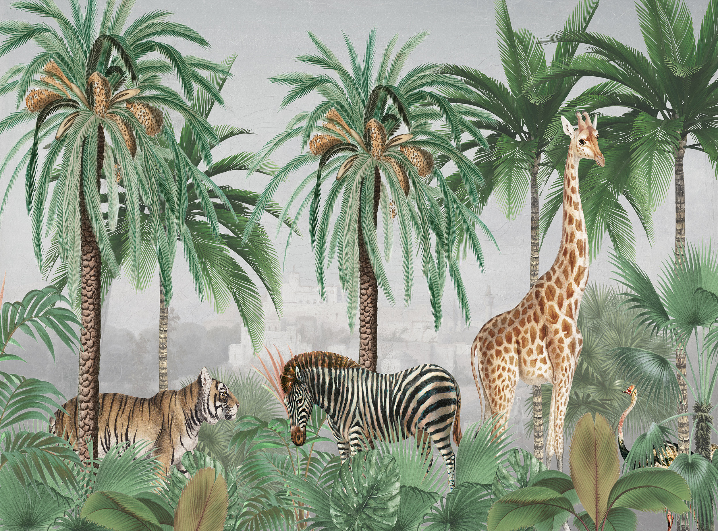 Jungle Wallpaper Safari Wallpaper Jungle Theme Wallpaper - Etsy