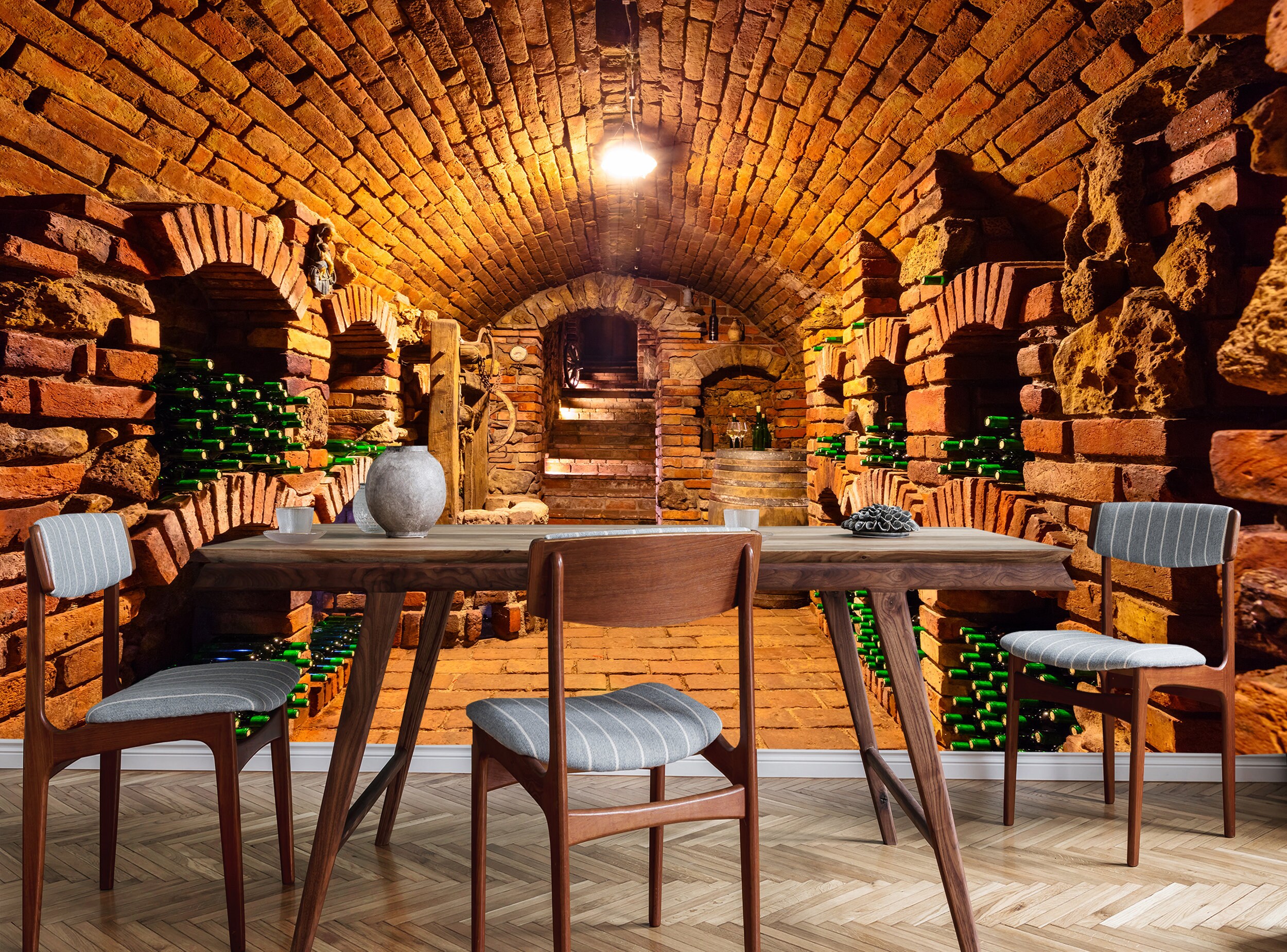 Wine Cellar Wallpaper Bar Wallpaper Peel and Stick Cell - Etsy