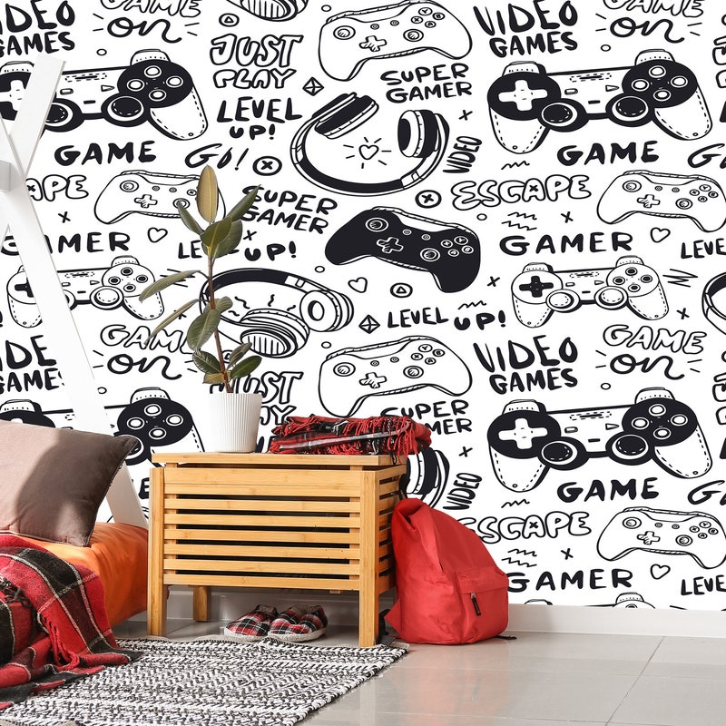 Video Game Mural - Etsy