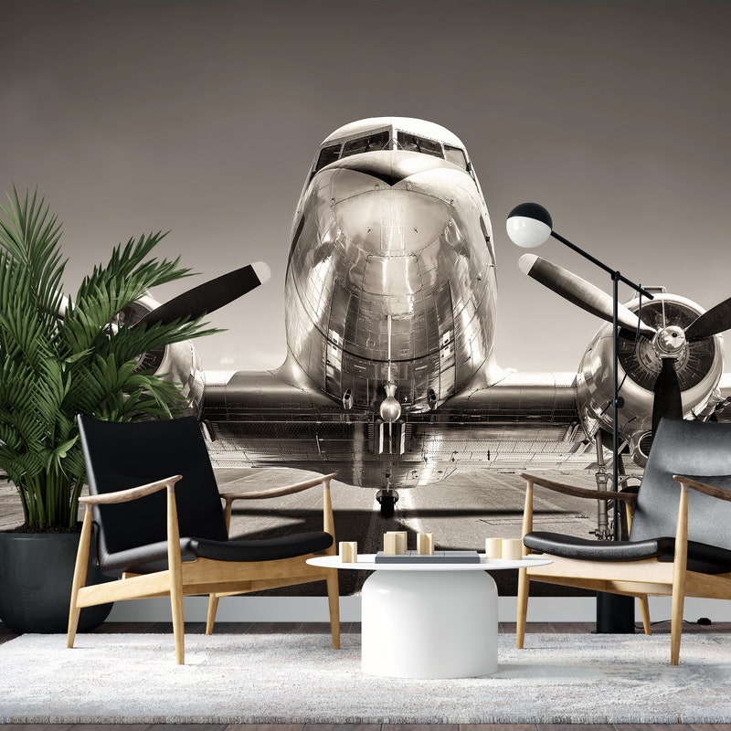 Airplane Wallpaper - Etsy
