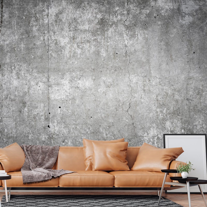 Concrete Wallpaper - Etsy