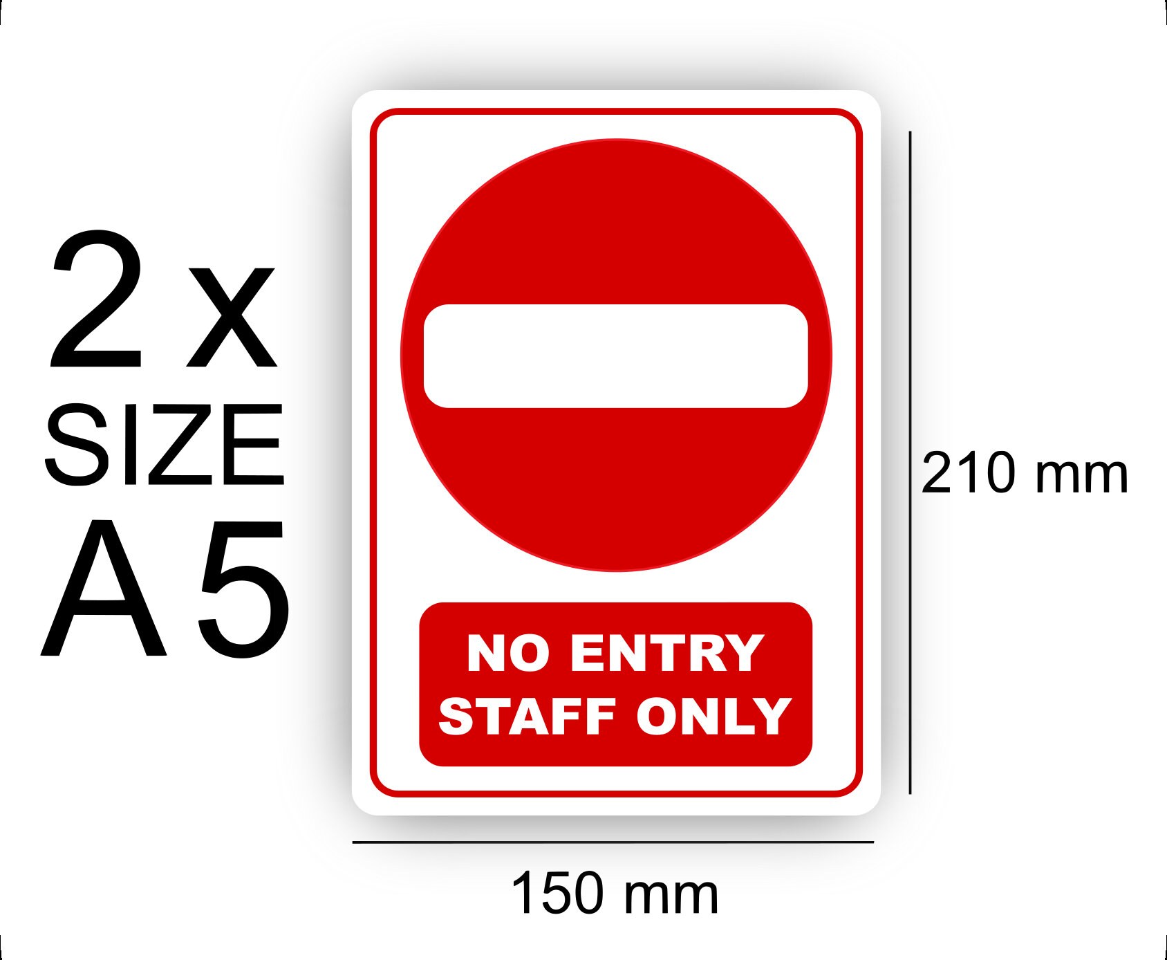 Sign No Entry Staff Only Vector Icon, No Entry, Staffonly,, 47% OFF