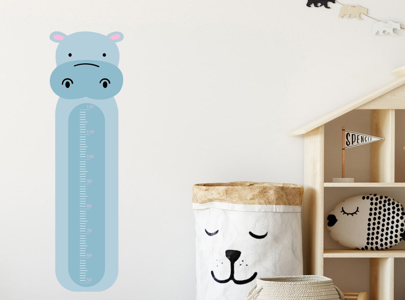 Height Chart Sticker Height Measurement Ruler Nursery Growth - Etsy