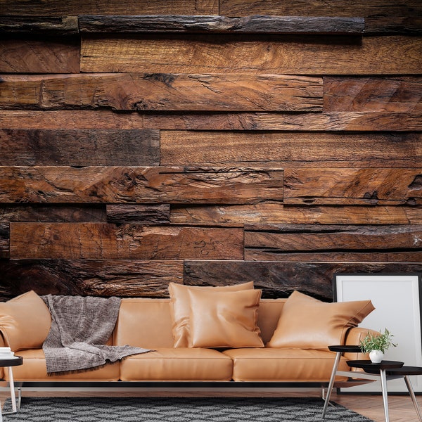 Wood Wall Mural - Etsy