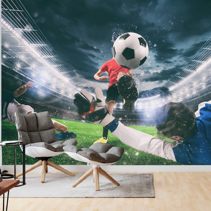 Football Mural - Etsy