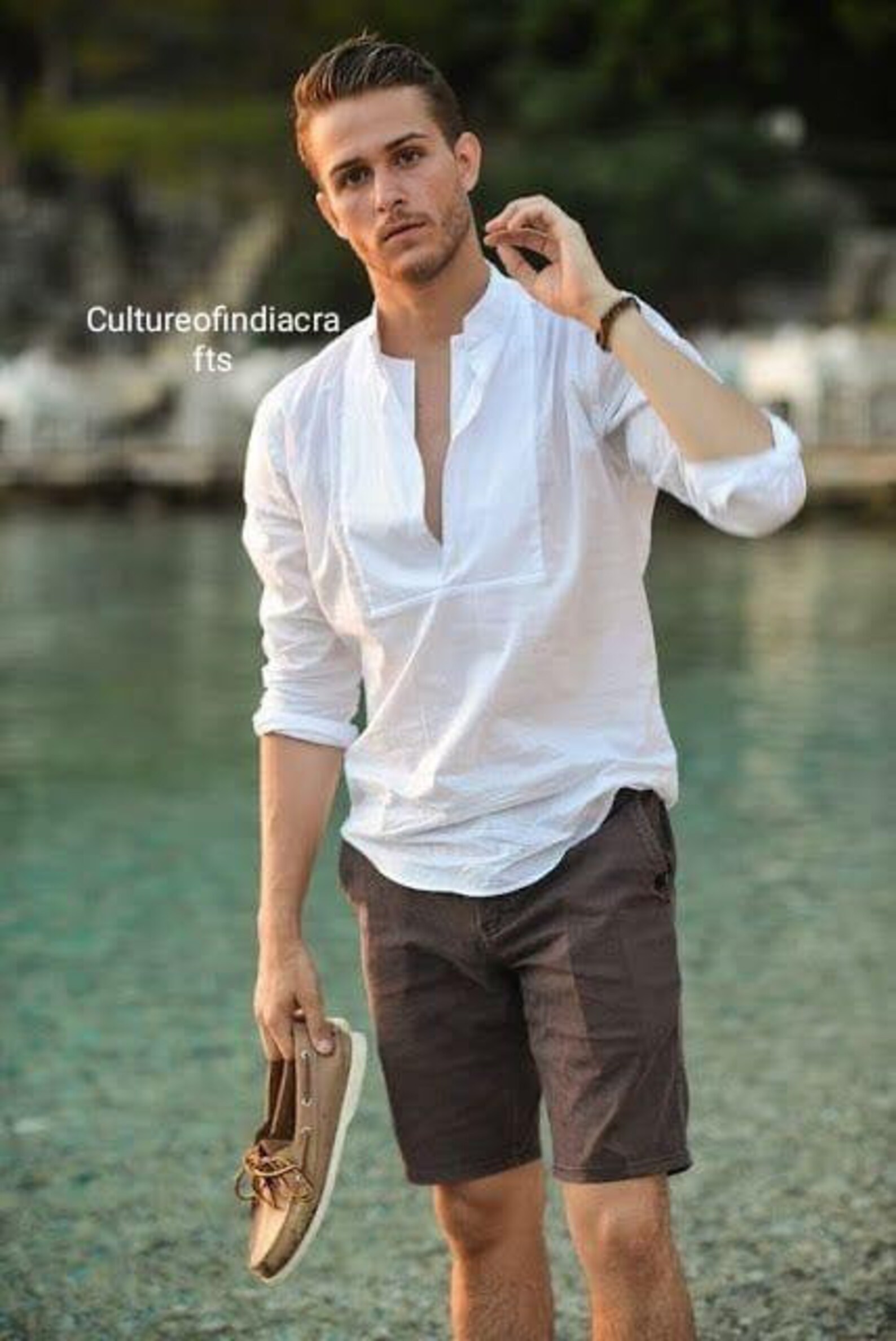 Cotton Shirt Indian Shirt Mens Button Up Mens Clothing - Etsy