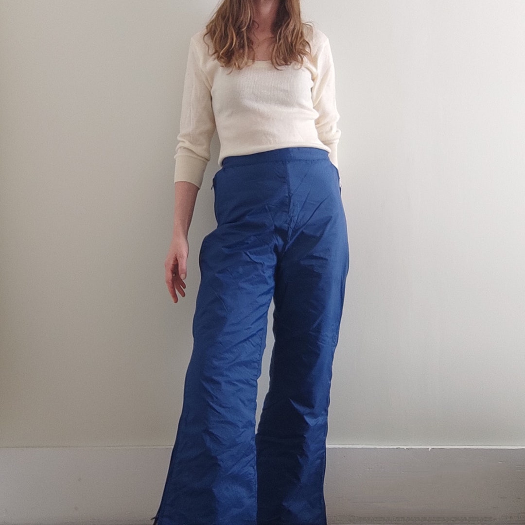Vintage 1970s Flared Profile Ski Pants Small/medium - Etsy