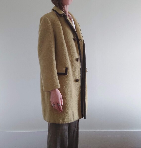 1970's Green Gold Wool Mod Coat - Gem