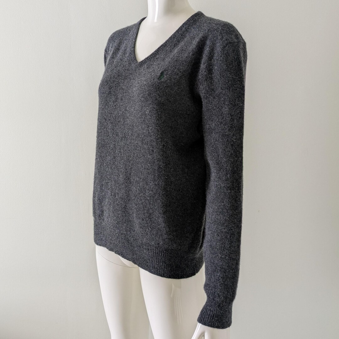Vintage 1990s Polo Ralph Lauren Pure Lambswool V-neck Sweater ...