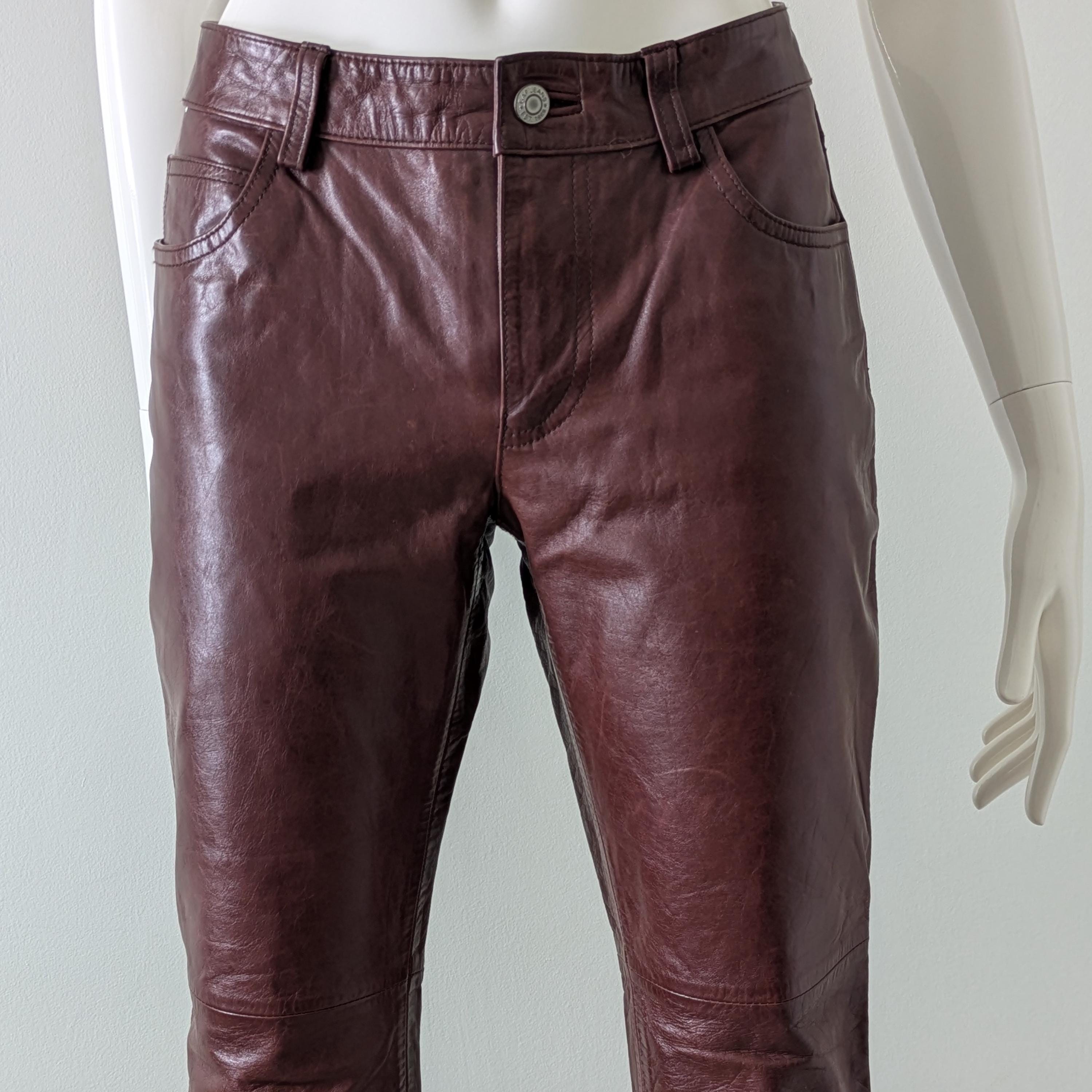 Vintage Gap Leather Pants - Etsy Vintage Gap Leather Pants - Etsy