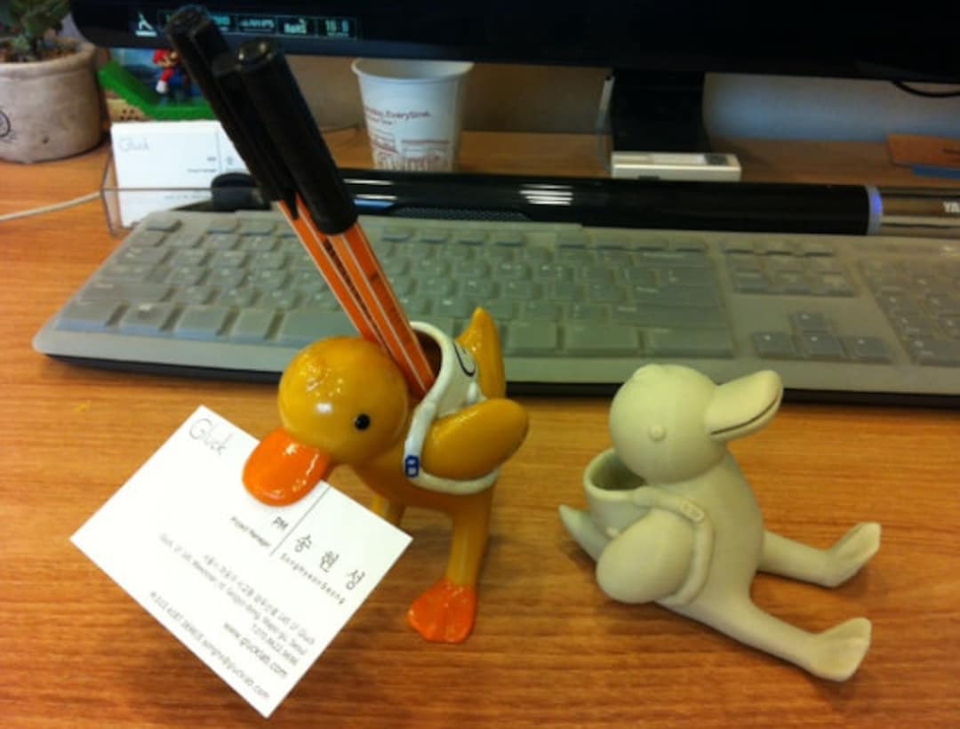 3D Print File Stl, Gluck Duck, Penholder, Phone Holder, Card Holder - Etsy