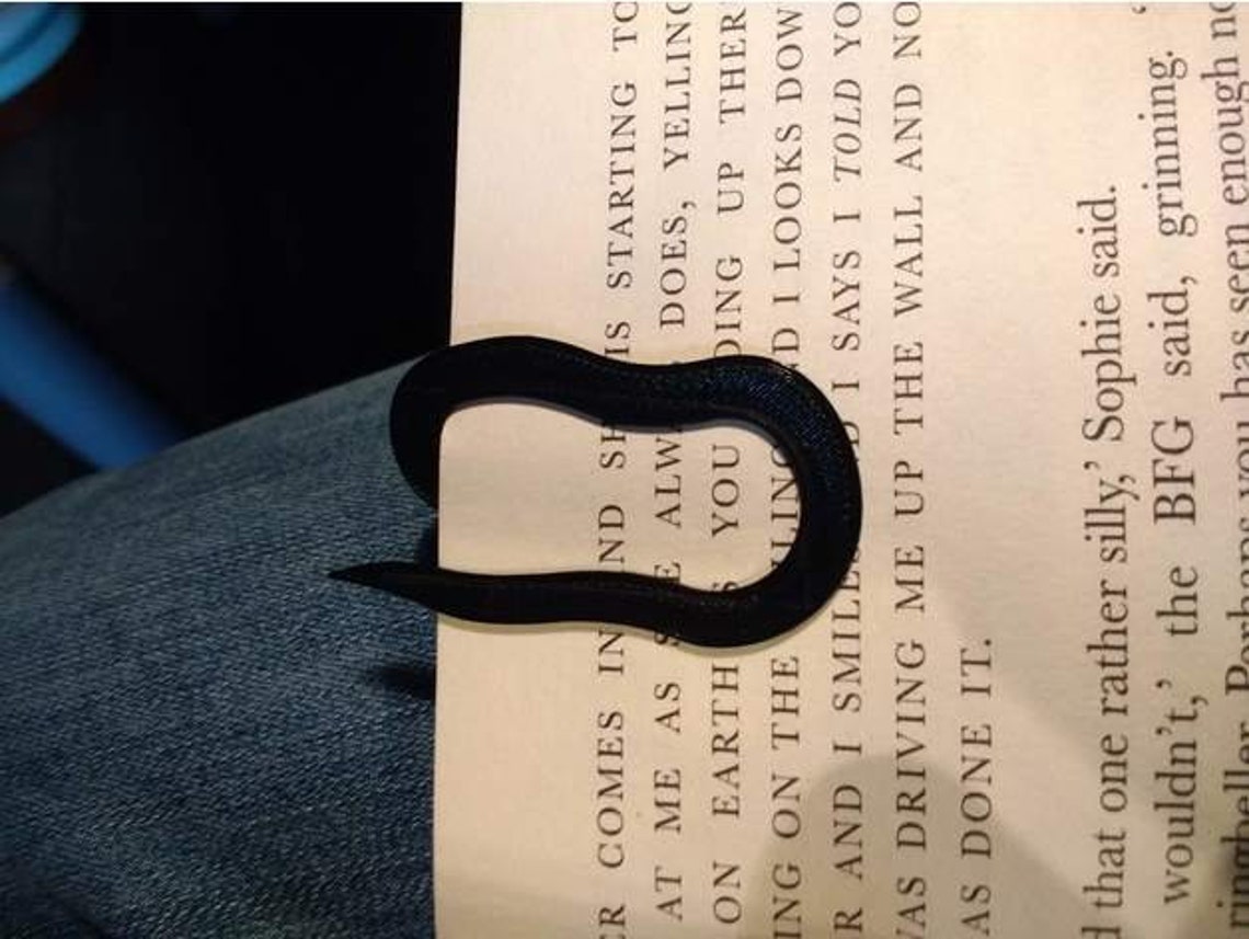 3D Print File Stl 3D Snake Snake Bookmark Snake Mark - Etsy