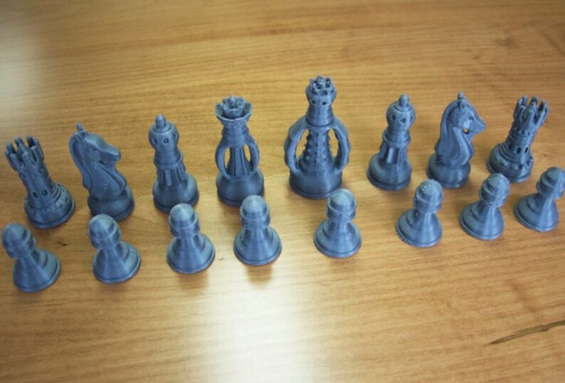 3D Print File Stl Chess Set - Etsy