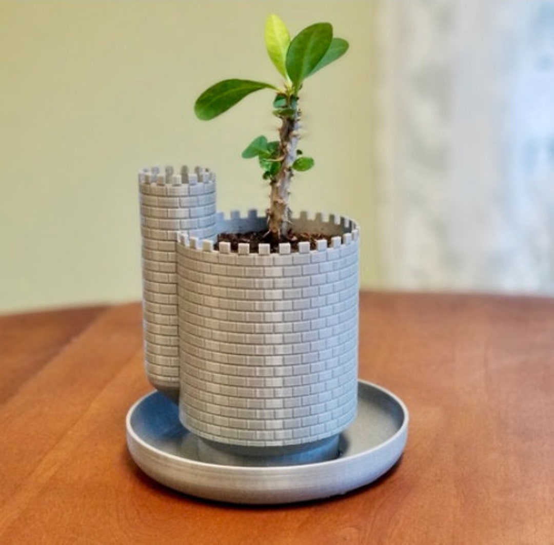 3D Print File Stl, Pot, Vase, Planter, Castle - Etsy
